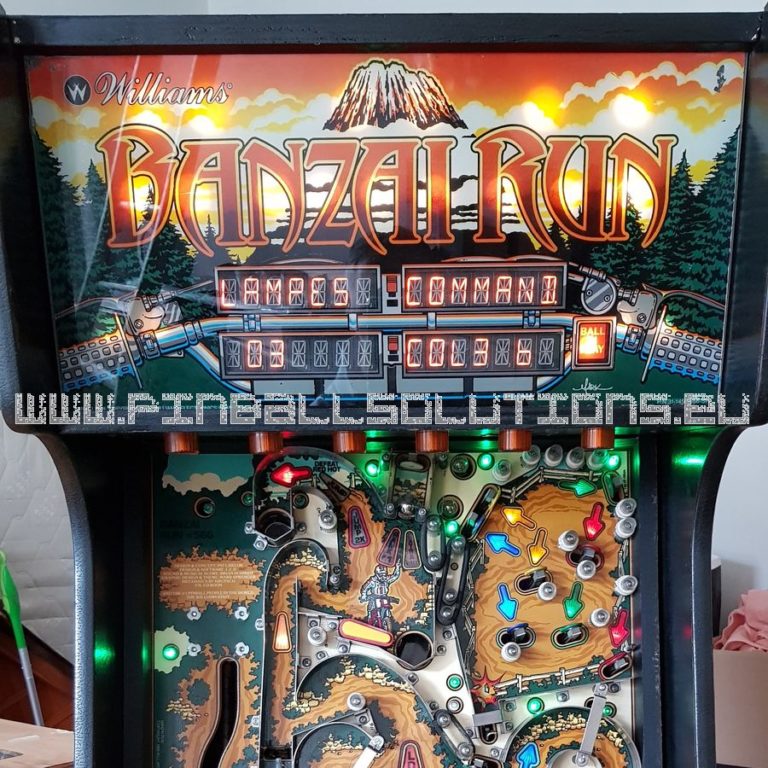 LED display for Williams Banzai Run – Pinball Solutions