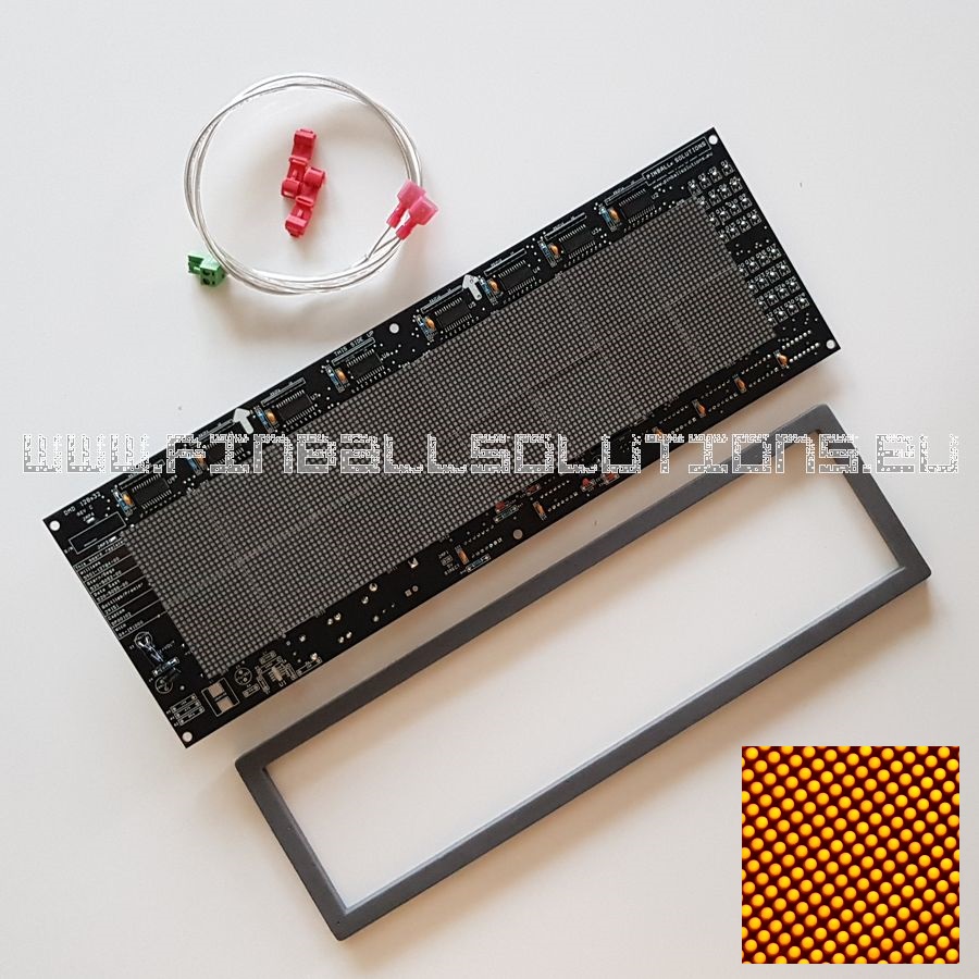 128×32 DOT Matrix pinball LED display (Orange) – Pinball Solutions 128×32 DOT Matrix pinball LED display (Orange) – Pinball Solutions