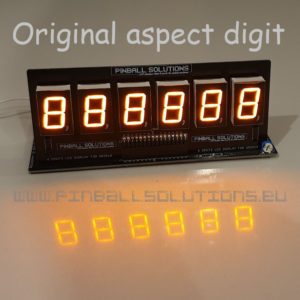 Set of displays for Bally/Stern pinball machines – Pinball Solutions