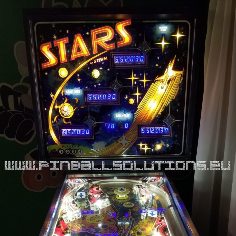 Set of displays for Bally/Stern pinball machines (Blue) – Pinball Solutions